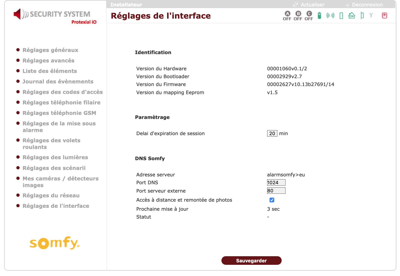 créer votre compte sur le serveur d'adresses Somfy - Avec Réponse(s)