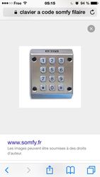 Notice clavier code filaire des années 2004 ? Pour changement de codes ...